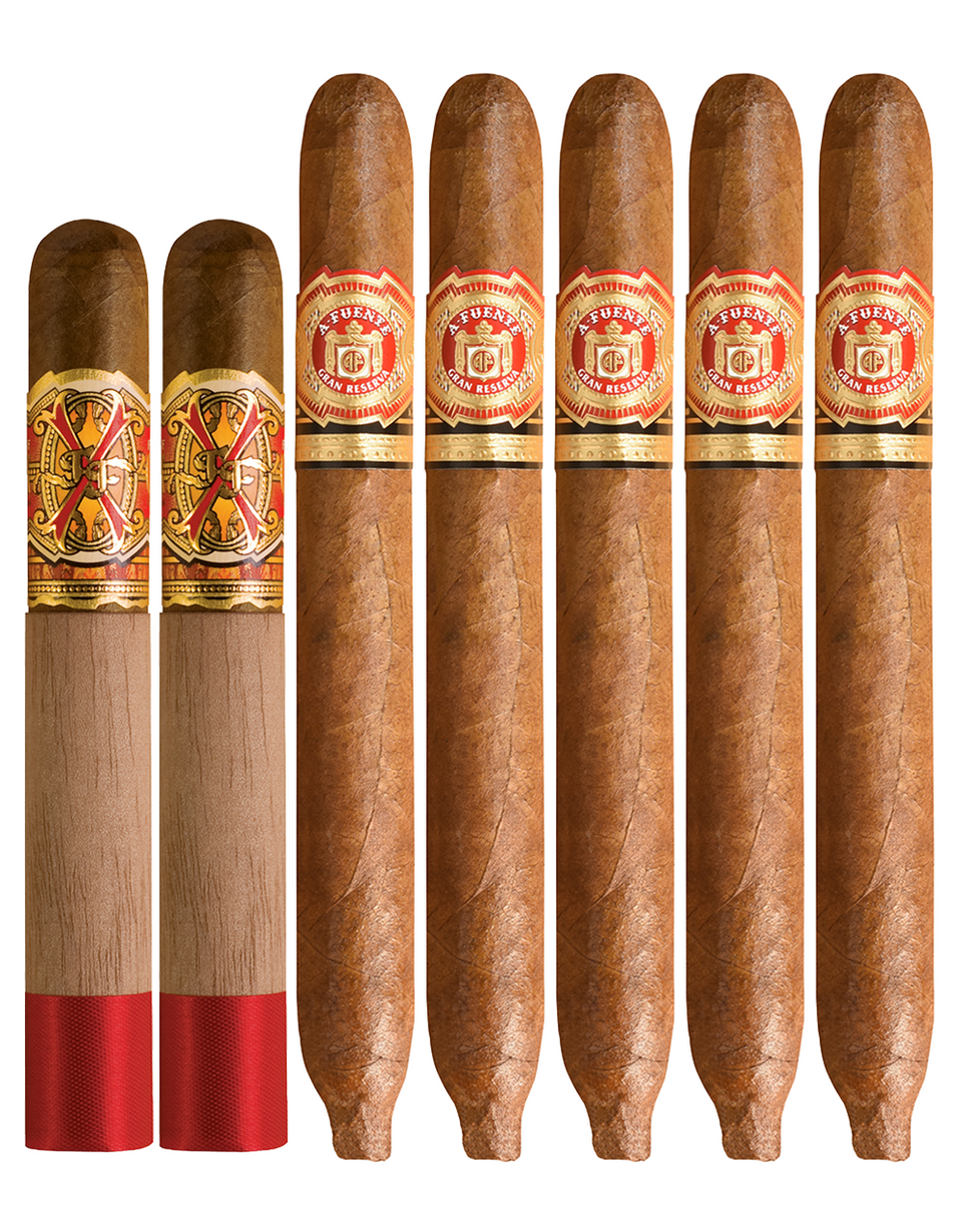 Fuente Opus X Oro Double Robusto & Perfecxion No. 4 13-Cigar Sampler ...