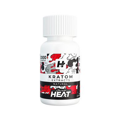 Straight Heat Kratom Extracts 10CT Tablets Jar (200MG)