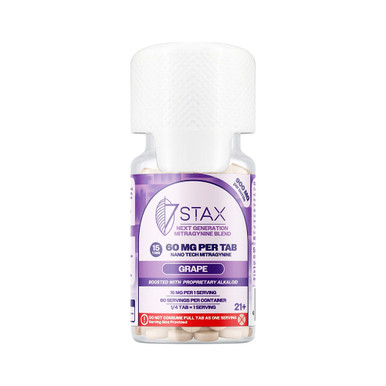 7STAX Next Generation Kratom Nano Tech Mitragynine Blend 15CT Tablets ...