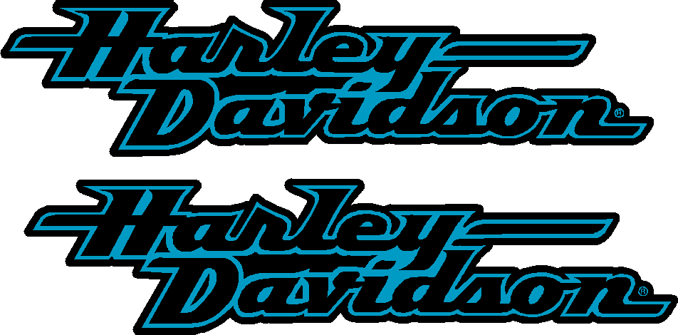 HARLEY DAVIDSON FXD TANK DECAL 235mm 14293-94 - Collideascope