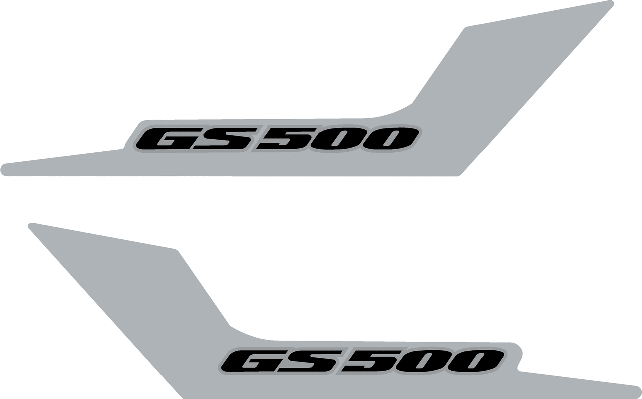 SUZUKI GS500 TAIL DECAL STICKER 305mm - Collideascope