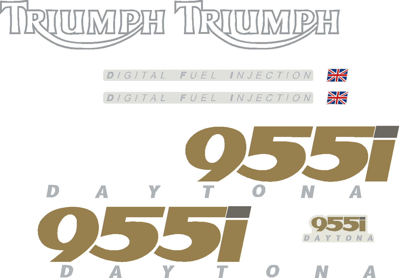 Triumph 955 daytona 2001 red bike - Collideascope
