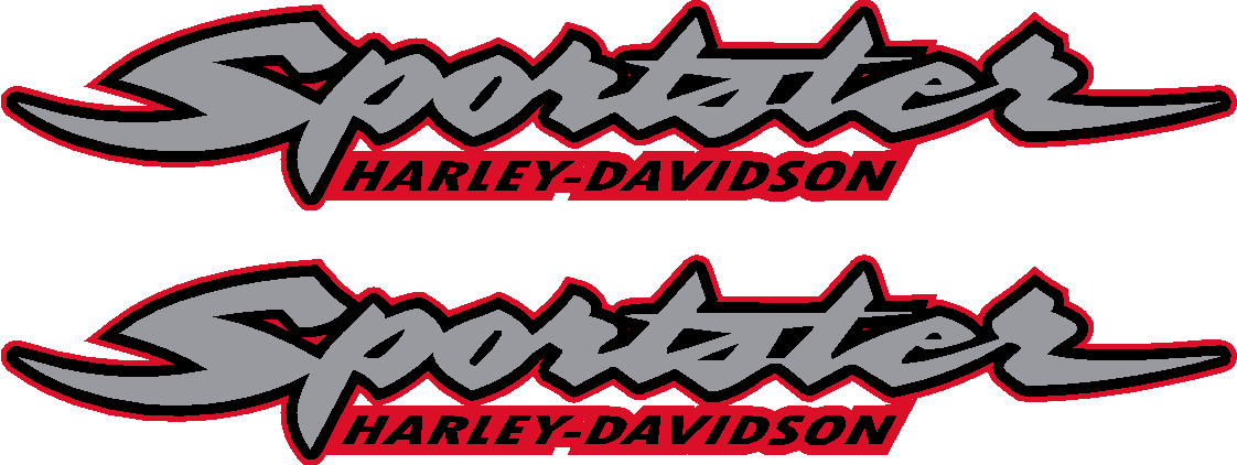 Decals, Stickers And Transfers - Harley Davidson - Sportster ...