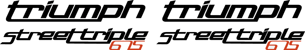 Decals, Stickers And Transfers - Triumph - Street Triple R - Collideascope