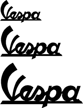 Vespa Logo Pack Contains Six - Collideascope