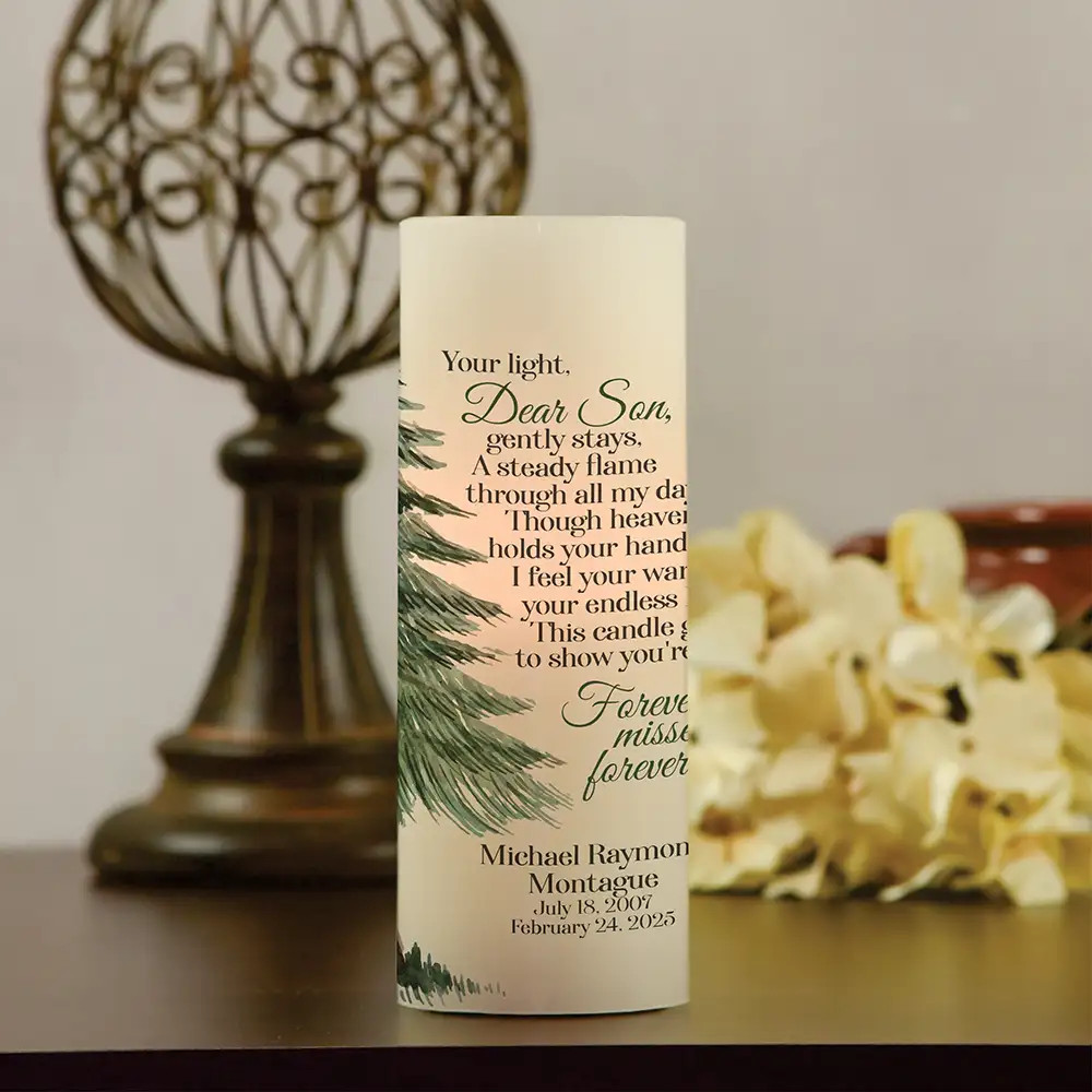 Personalized Memorial Candles, Remembrance Candles
