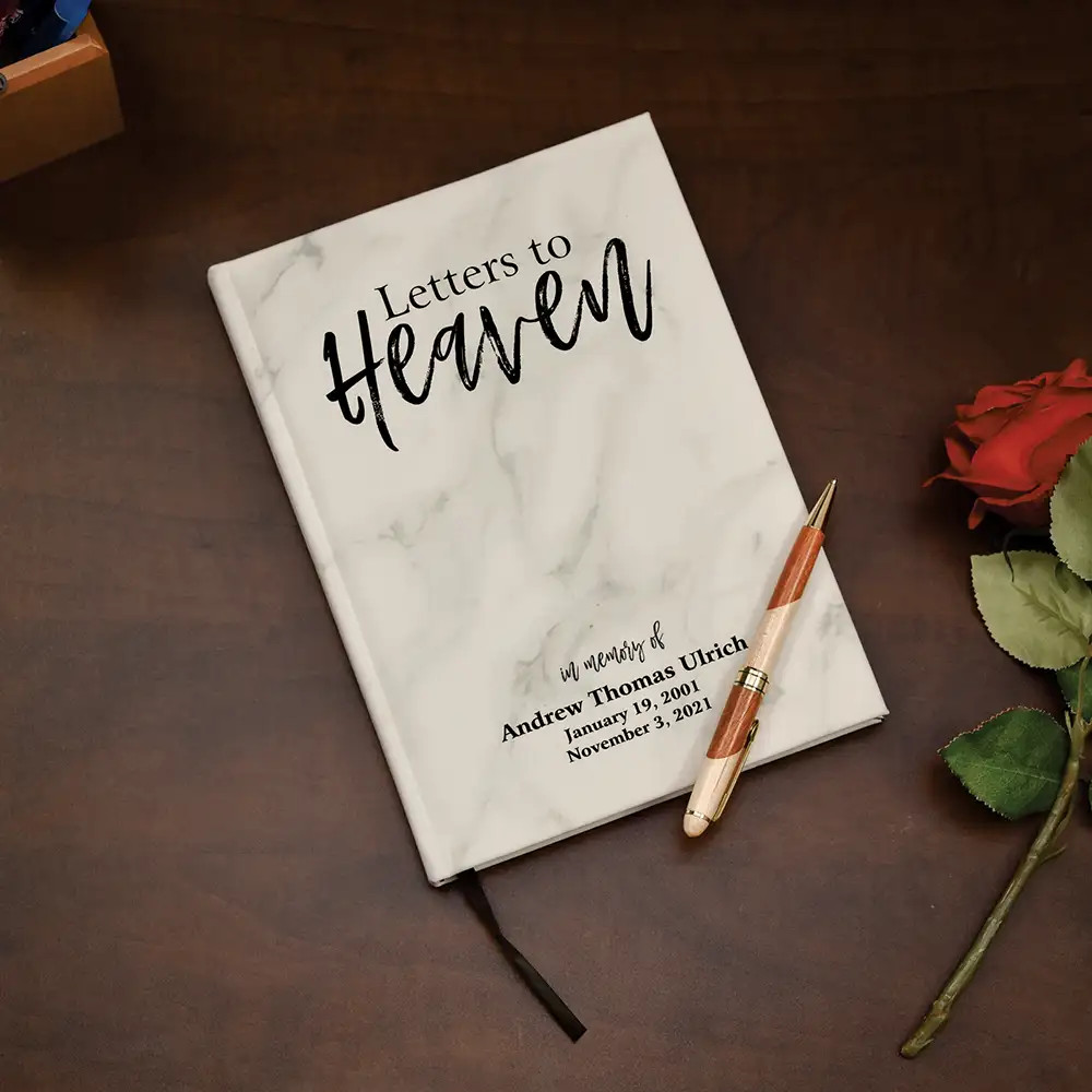 Personalized Memorial Journal | Letters to Heaven Journal