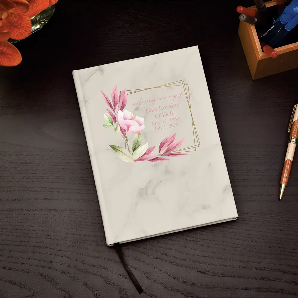 In Memory of Personalized Memorial Journal - Grief Journal