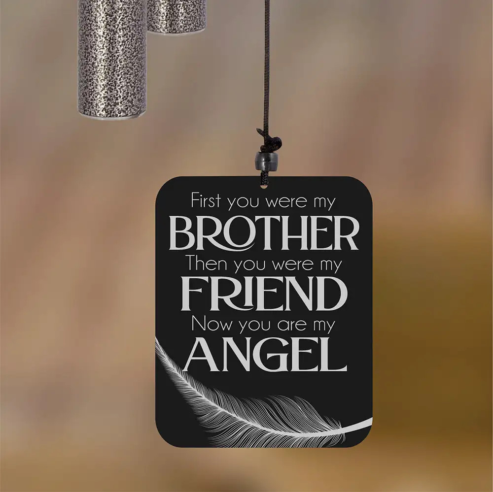 My Angel Brother Wind Chime: Gifts for Loss of Brother