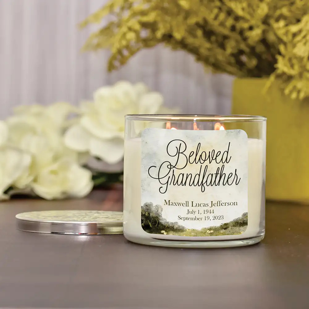 Personalized Memorial Candles, Remembrance Candles