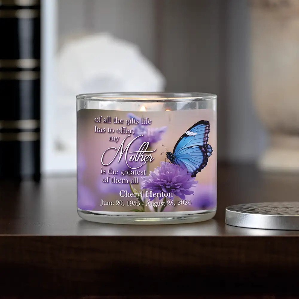 Personalized Memorial Candles, Remembrance Candles