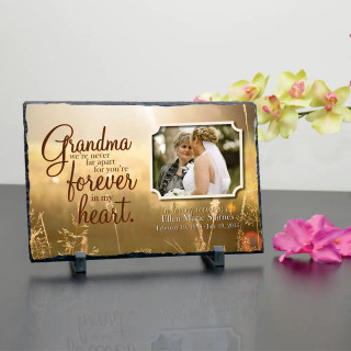 Personalized Grandma’s Tree of Life Glass Memorial Frame