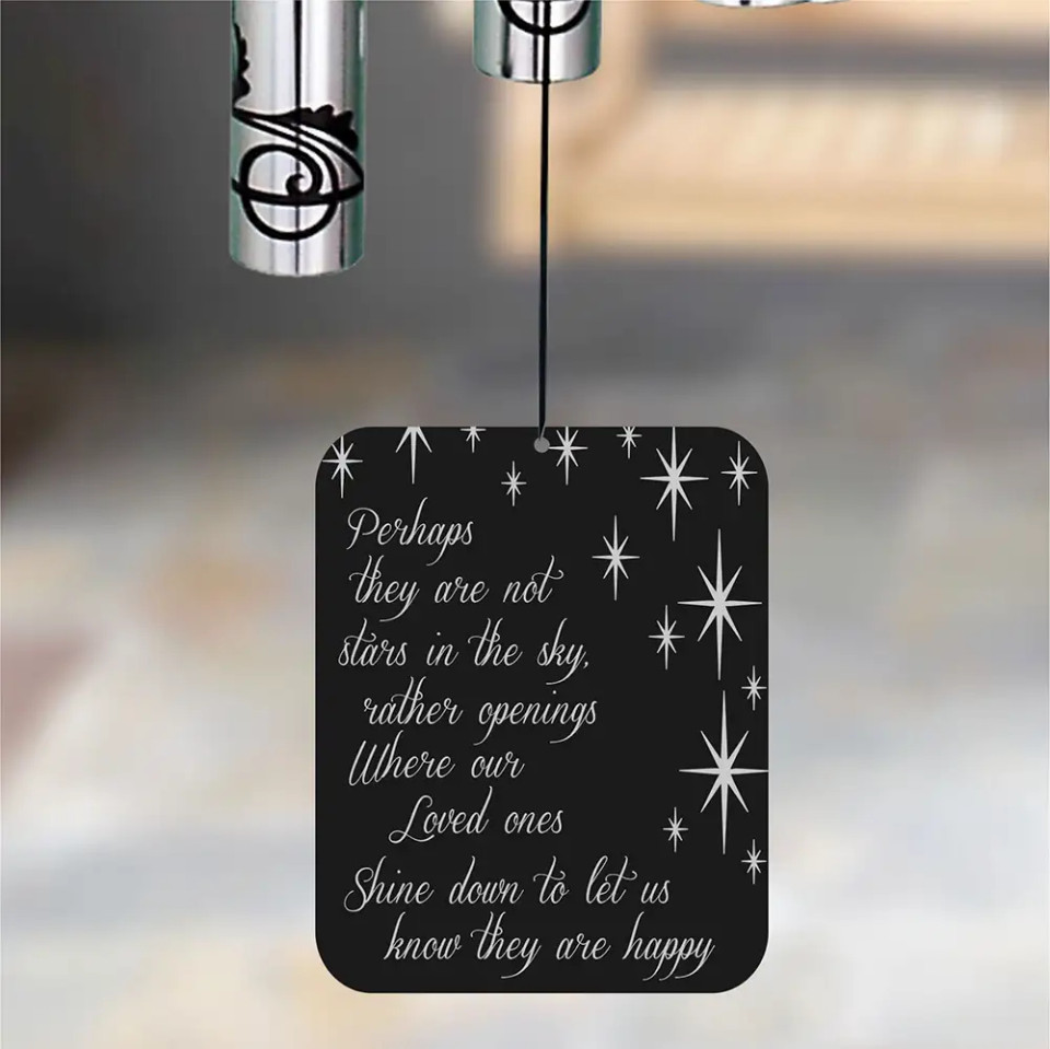 Personalized Amazing Grace Wind Chimes – A Soothing Tribute