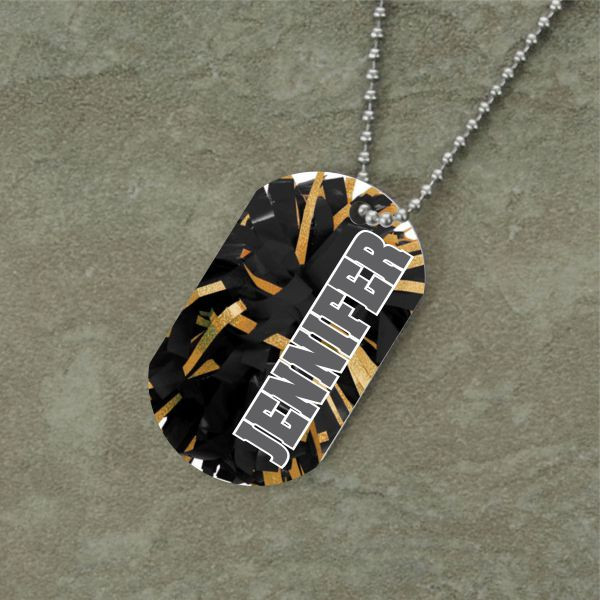 Pawprints Photo Dog Tag Pet Memorial Necklace