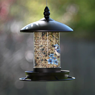 Dad’s Love Personalized Memorial Bird Feeder Tribute
