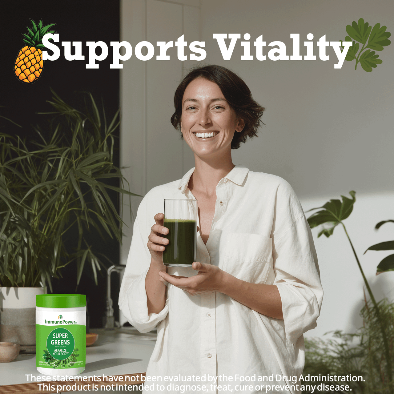 ImmunoPower® Super Greens | 36 Superfoods | Fill Your Daily Nutrition Gap