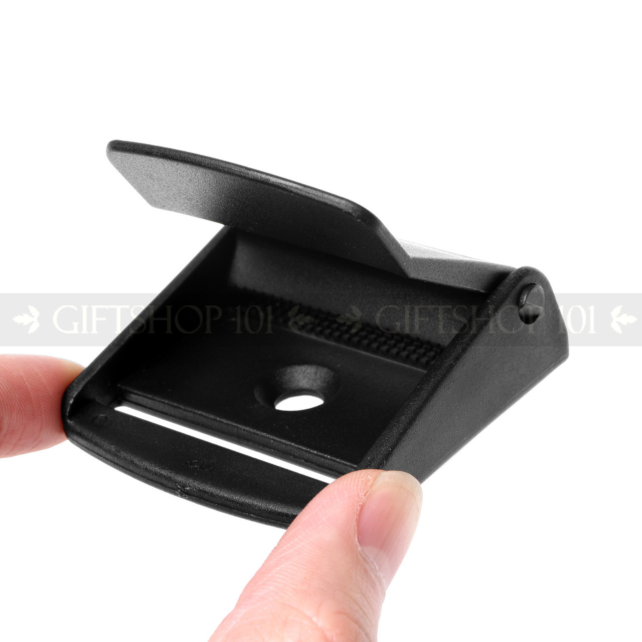 Durable Black Plastic Locking Belt Buckle With Lift Release (10PCS)