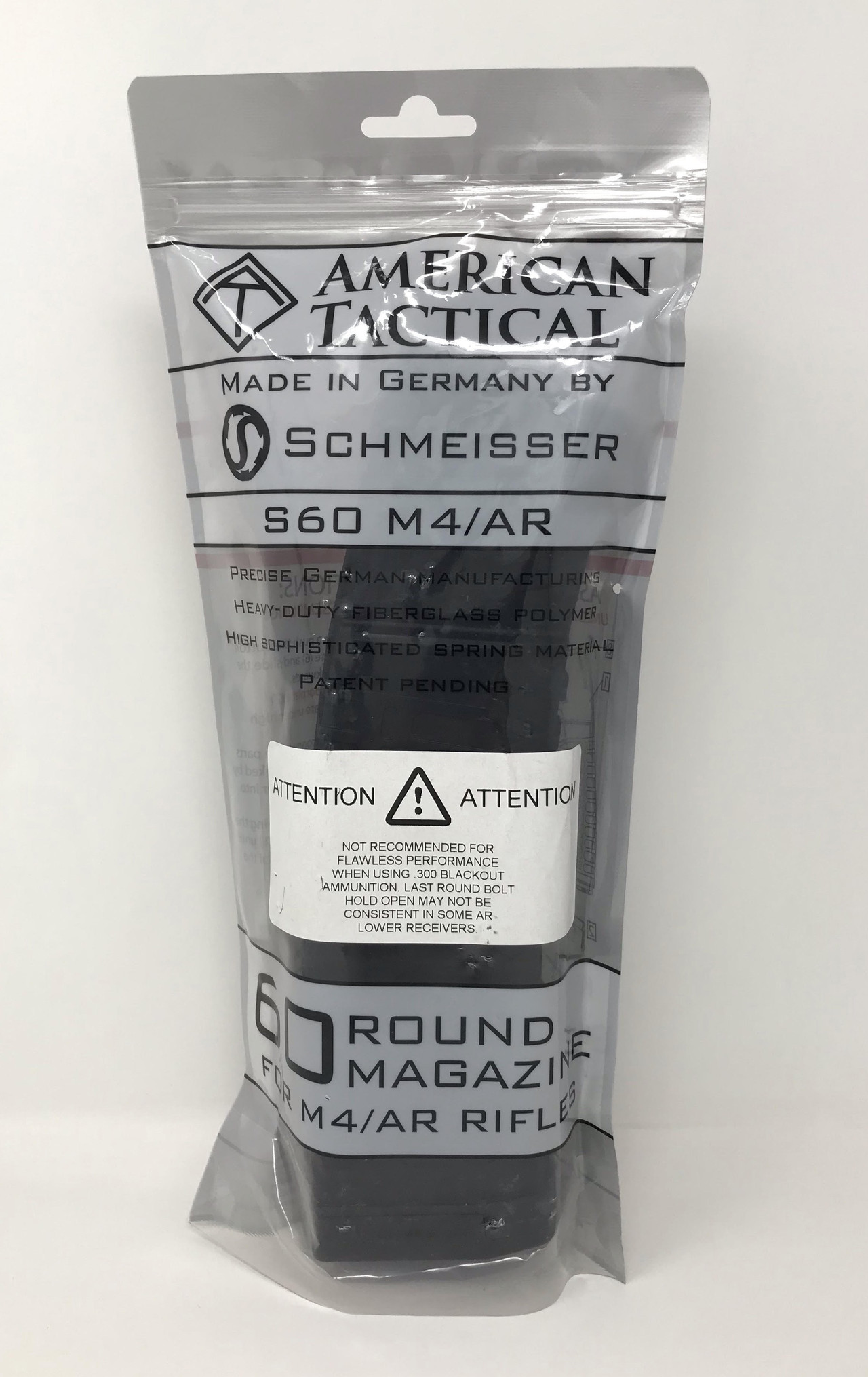 ATI Schmeisser 5.56/.223 M4/AR 60 Round Magazine With Window S60W ...