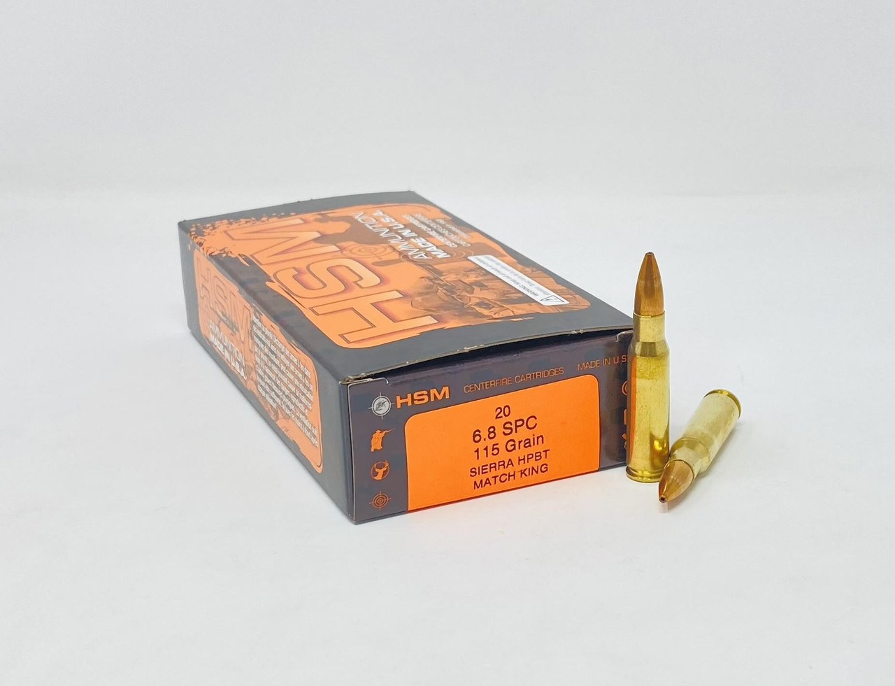 HSM 375 CheyTac Ammunition HSM-375CT-4-N 350 Grain Hollow Point Boat ...