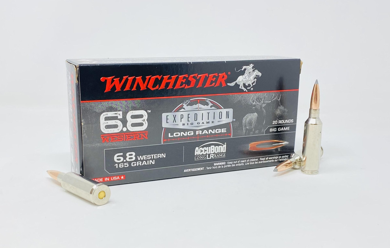 Winchester 6 8 Western Ammunition S68wlr 165 Grain Accubond Long Range