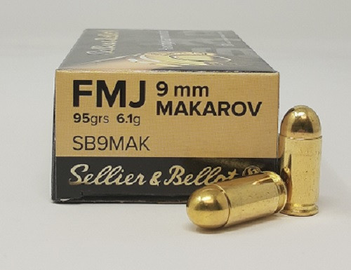 Prvi PPU 9x18 Makarov (NOT LUGER) Ammunition Defense PPD9M 95 Grain ...