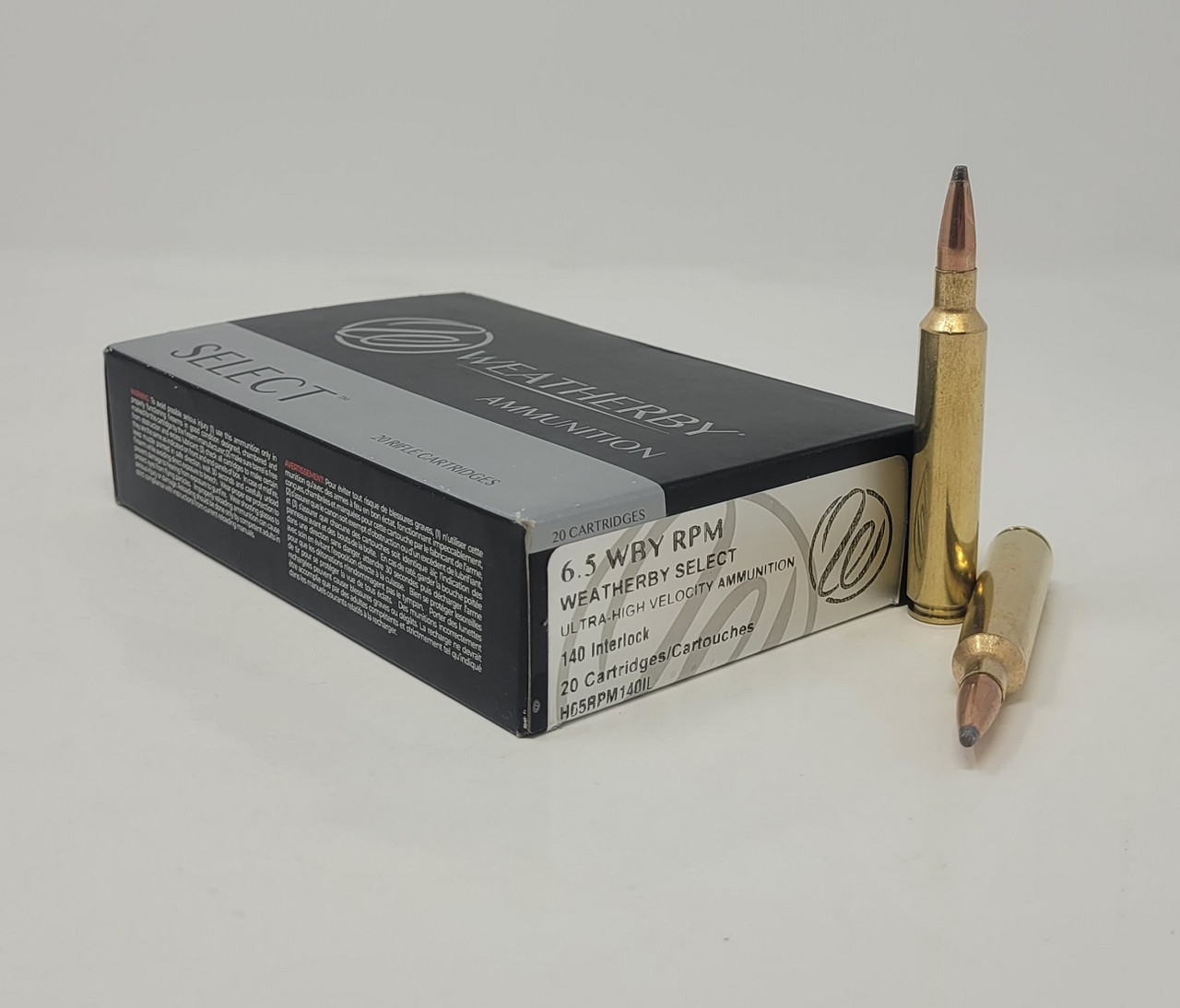 Weatherby Select 6.5 Weatherby RPM Ammunition H65RPM140IL 140 Grain ...