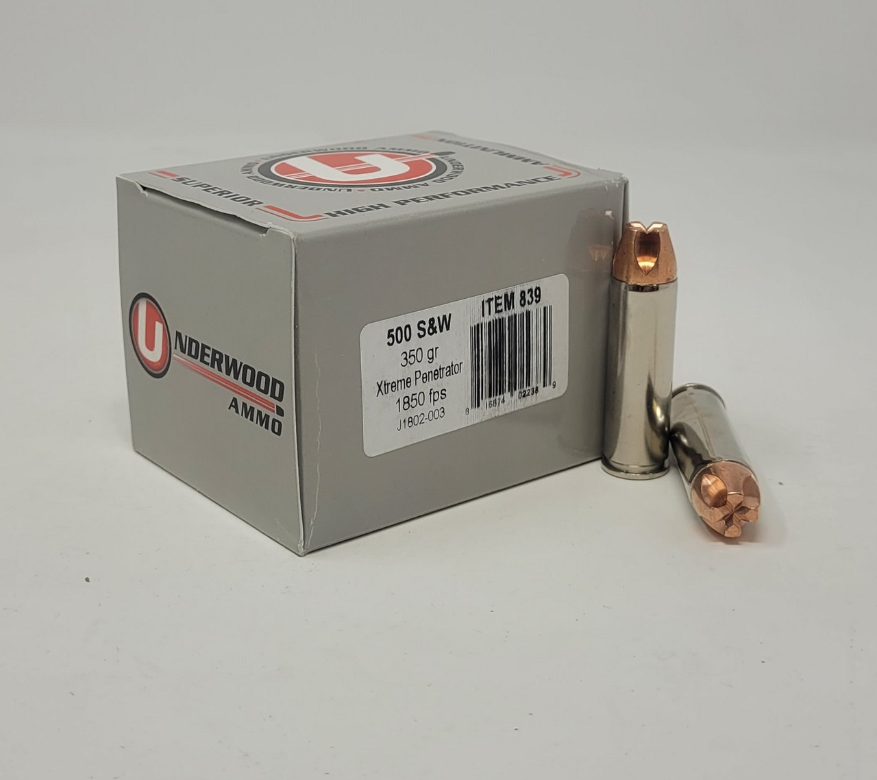 Underwood 50 Beowulf Ammunition UW842 350 Grain Fragmenting Xtreme ...