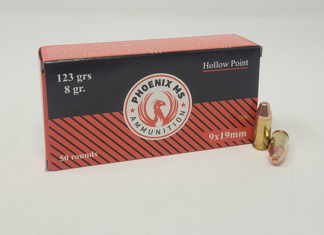 OZK 9mm Ammunition OZK9124FMJ 124 Grain Full Metal Jacket 50 Rounds