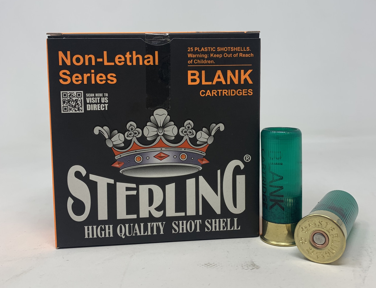 Sterling 12 Gauge BLANK Ammunition STRLG12BLANK 2-3/4" 25 Rounds