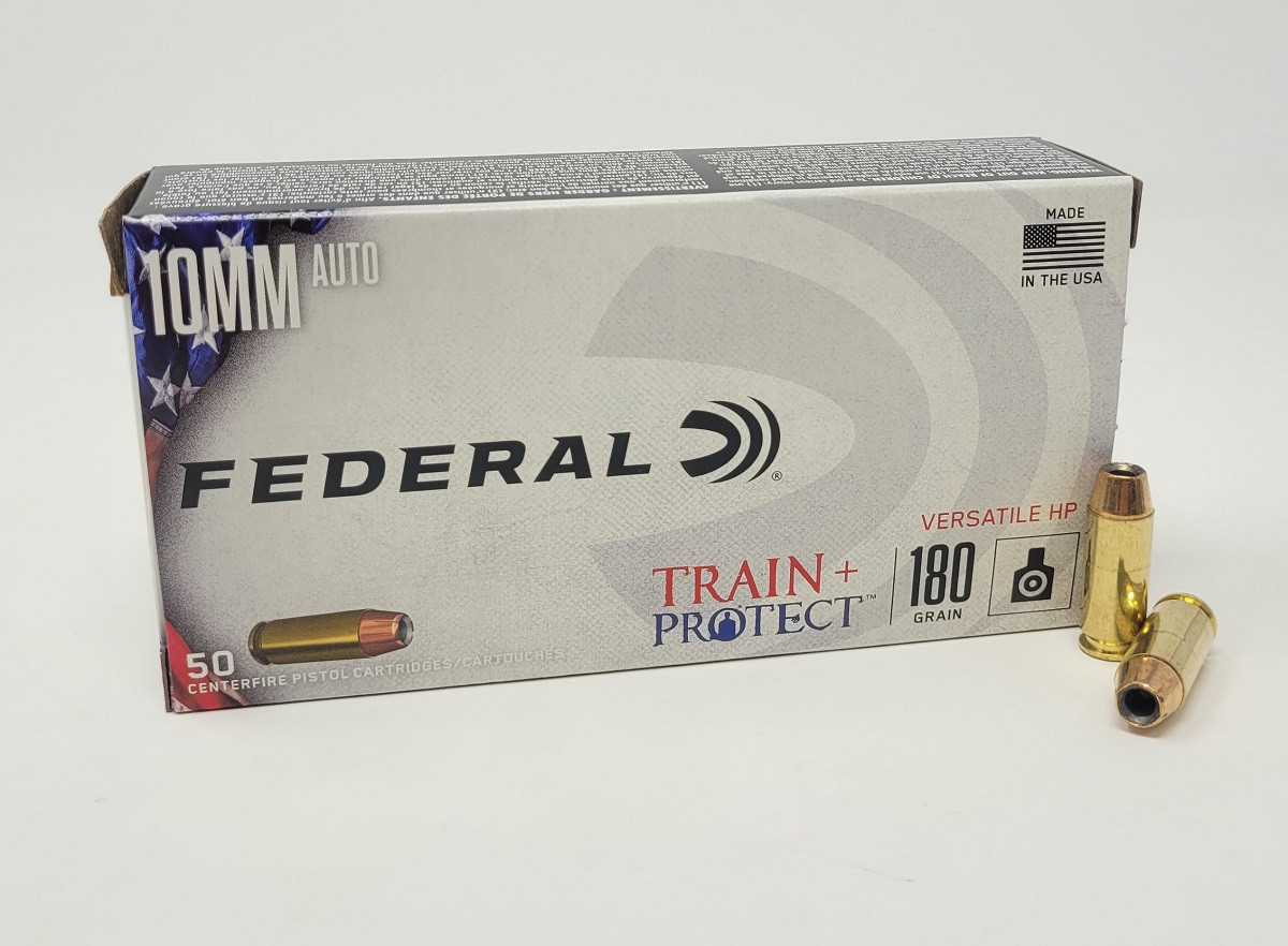 Federal 10mm Auto Ammunition Train and Protect TP10VHP1 180 Grain ...