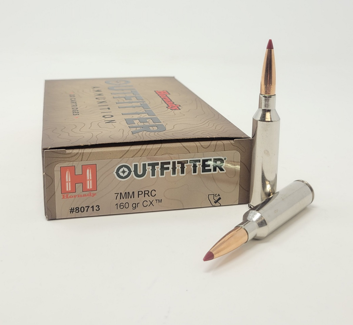 Hornady 7mm PRC Ammunition Outfitter H80713 160 Grain Monolithic Copper ...
