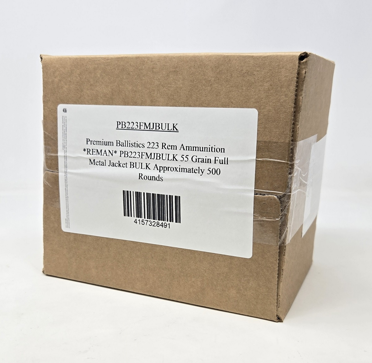 Premium Ballistics 223 Rem Ammunition *REMAN* PB223FMJBULK 55 Grain ...