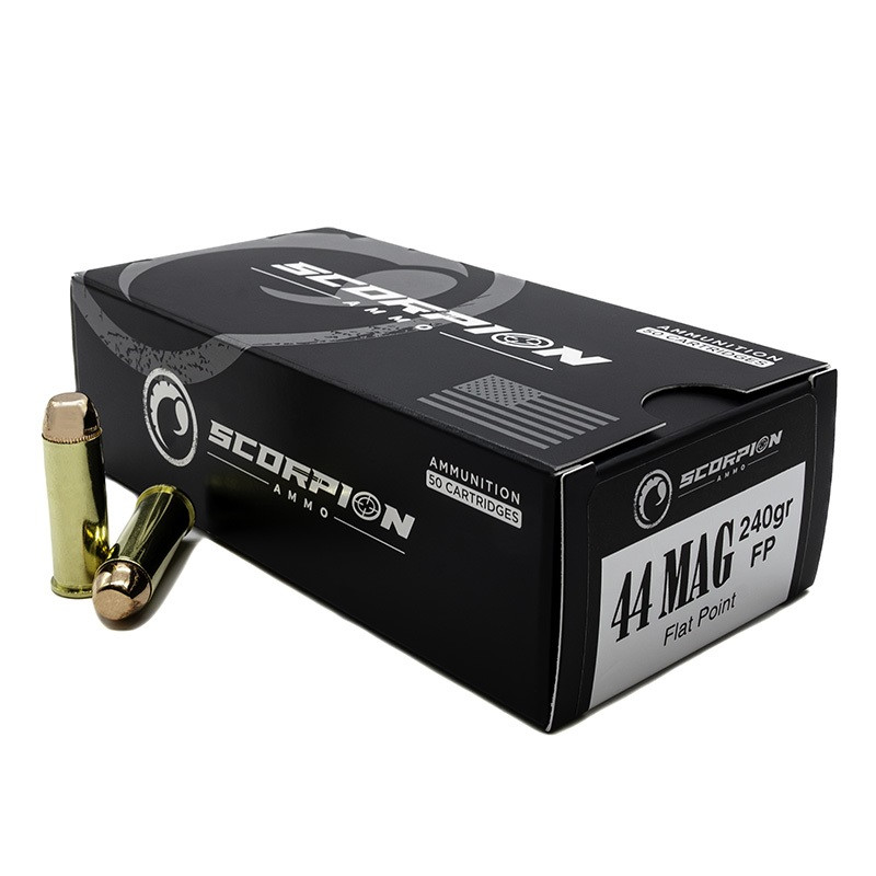 Oakisland 44 Mag Ammunition OIA44MAG240FP 240 Grain Flat Point Total ...