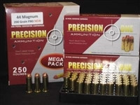Precision One 41 Magnum Ammunition 210 Grain Full Metal Jacket CASE 500 ...