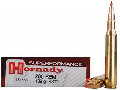 Hornady 280 Rem Superformance H81583 139 gr SST 20 per box