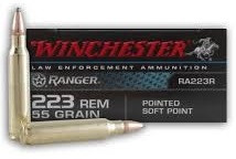 Winchester 223 Remington Ammunition Ranger RA223R2 64 Grain Soft Point ...