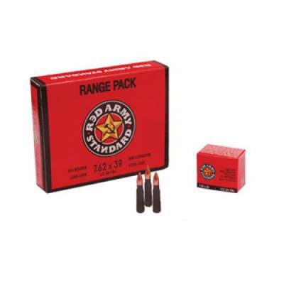 BSP 7.62x39mm Ammunition AM3389 Lacquered Steel Case 122 Grain Full ...