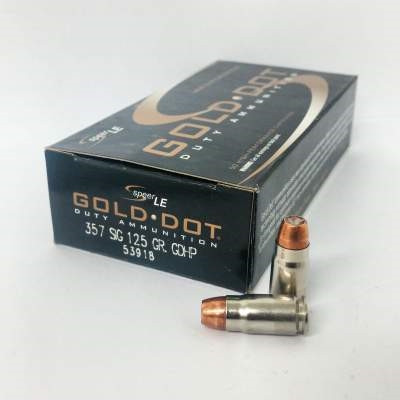Federal 357 Sig Ammunition Tactical HST P357SHST1 125 Grain Jacketed ...