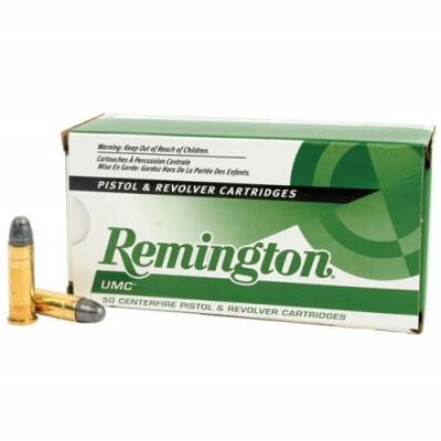 Remington 38 Short Colt Ammunition RTG38SC 125 Grain Lead Round Nose 50 ...