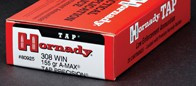 Hornady 308 Win Ammunition Black Rifle H80971 168 Grain A-MAX 20 rounds