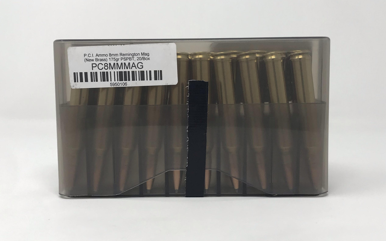 Precision Cartridge 8mm Remington Magnum Ammunition PC8MAG 175 Grain ...