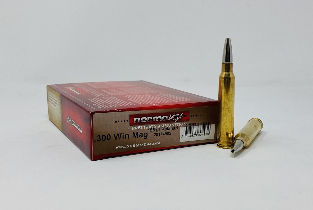 Norma 300 Win Mag Ammunition NORMA20174902 155 Grain Kalahari Hollow ...
