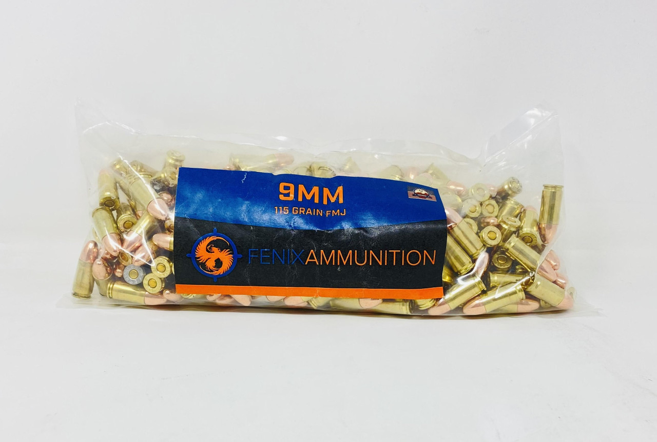 Fenix Ammunition 9mm Luger REMAN Ammunition FENIX9115R 115 Grain Full ...