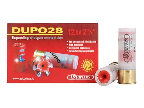 D Dupleks DUPO28 12 Gauge Ammunition AM1908 2-3/4" 1 oz Expanding Steel ...
