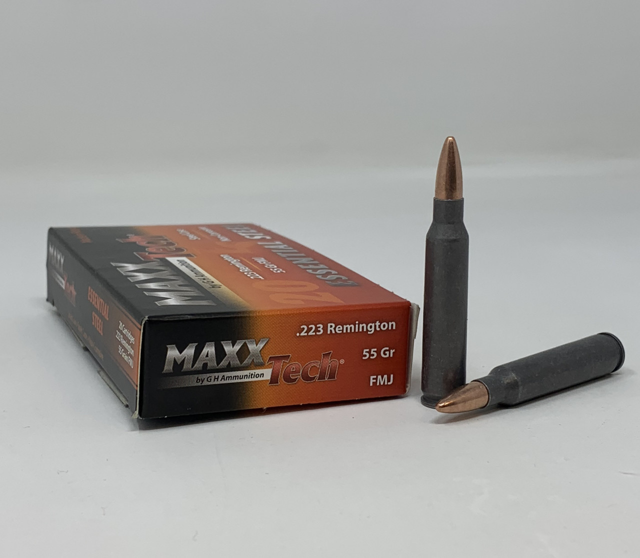 MaxxTech Essential Steel 223 Remington Ammunition MTES223REMCASE 55 ...