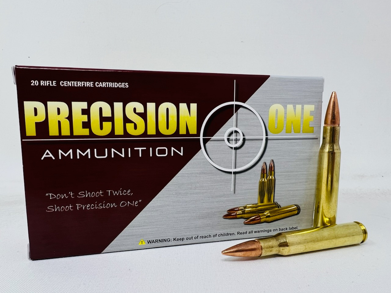 Precision One 30-06 Springfield Ammunition PONE1452 150 Grain Full ...
