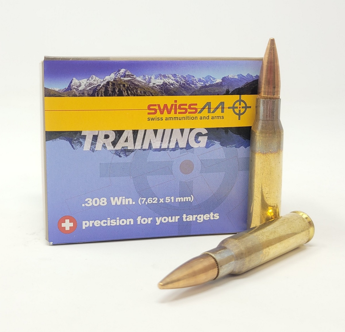 Saltech 308 Win Ammunition ST308147FMJ 147 Grain Full Metal Jacket 20 ...