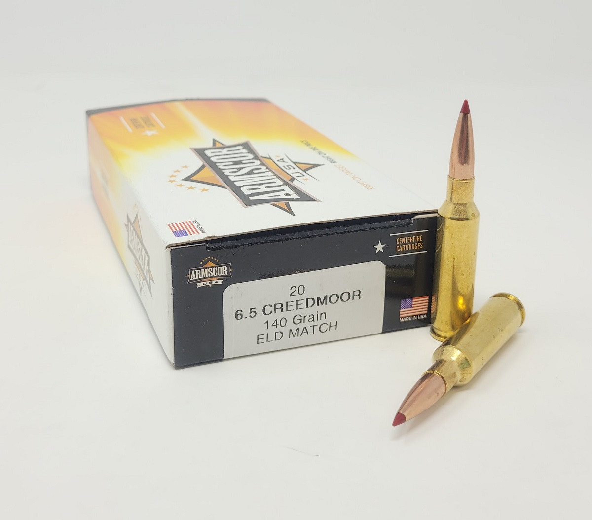 Armscor 6.5mm Creedmoor Ammunition ARMFAC65C140GR 140 Grain ELD Match ...