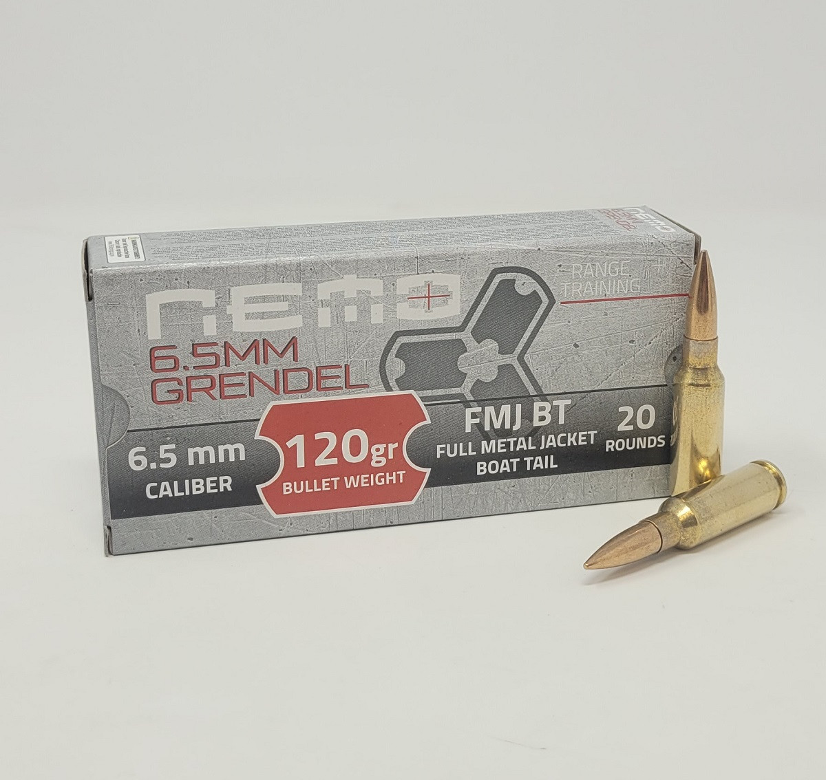 Nemo Arms 6.5 Grendel Ammunition Range Training NEM65GREN 120 Grain ...