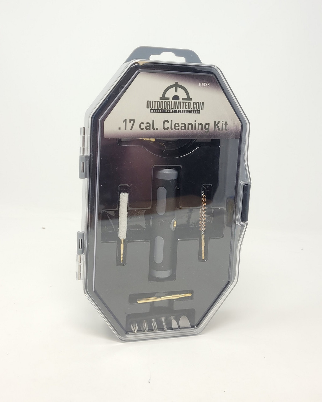 Outdoor Limited .17 Cal Cleaning Kit FOT10333 Includes Hard Case (Gray)